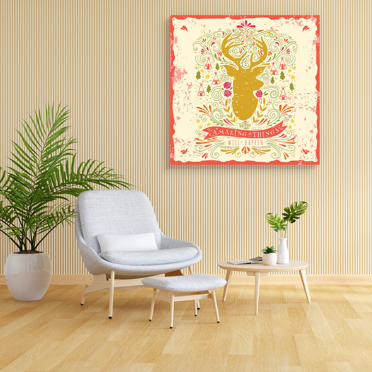 Buy ArtzFolio Paintings MDF Framing at Best Prices In India | Reindeer – ArtzFolio.com
