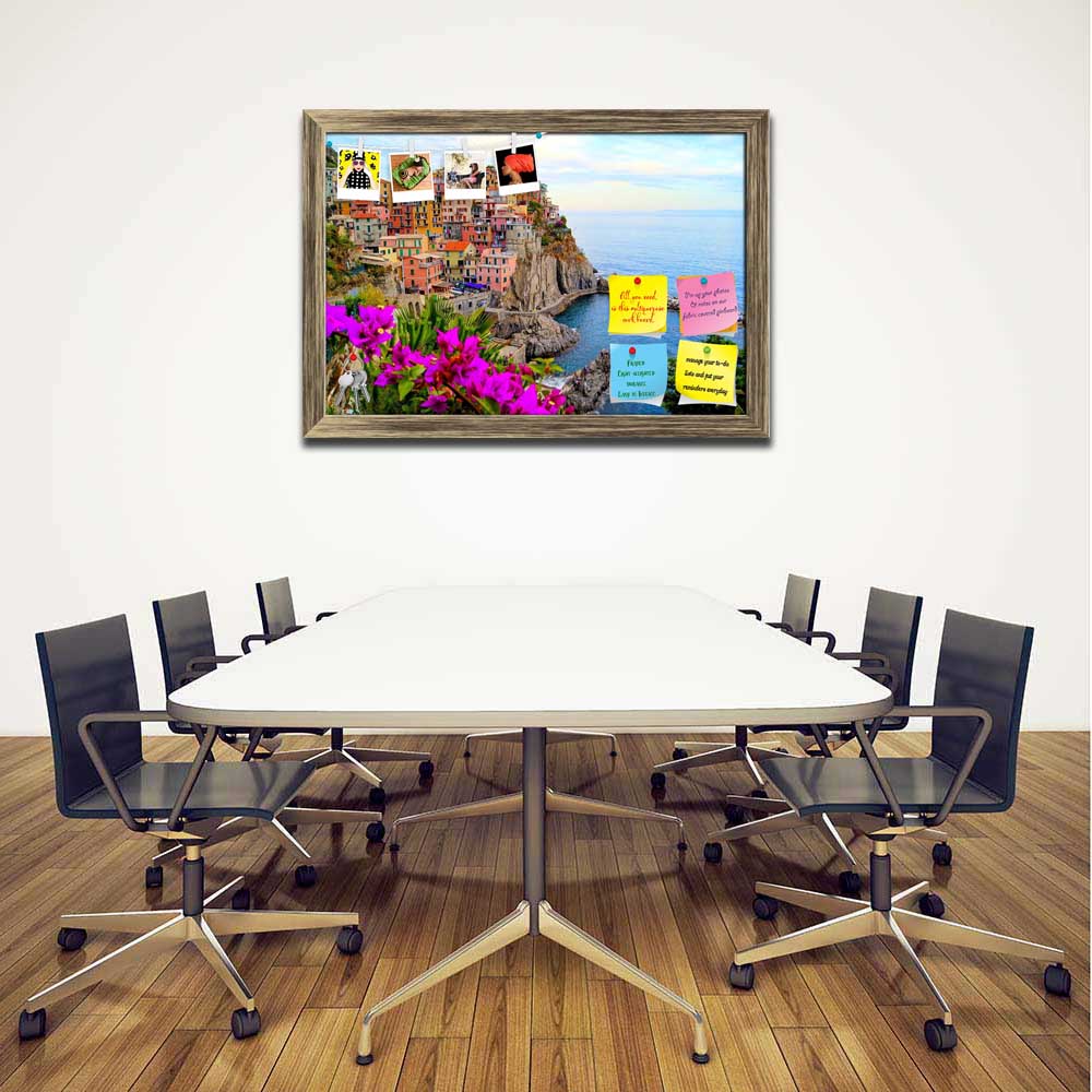 ArtzFolio Village Of Manarola On Cinque Terre Coast, Italy Printed Bul ...