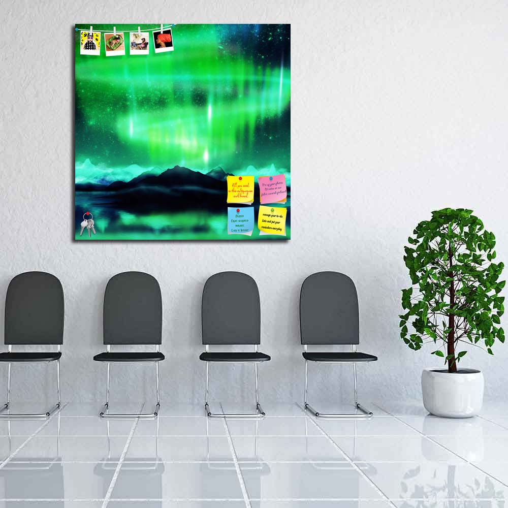 ArtzFolio Northern Lights Aurora Borealis D3 Printed Bulletin Board ...