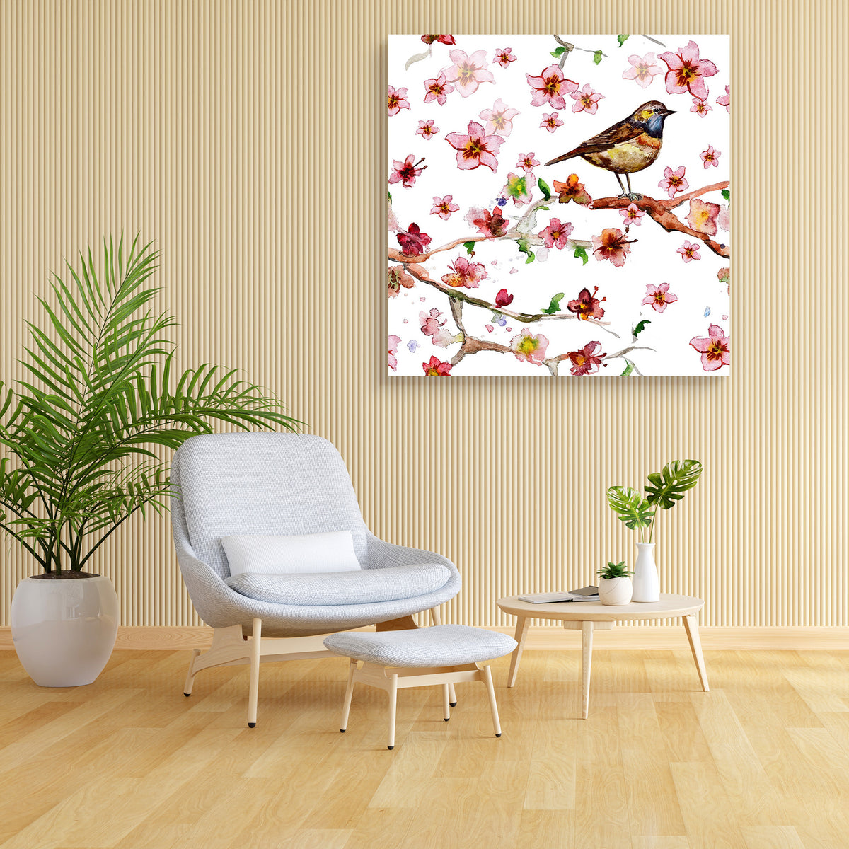Flowers D2 Canvas Painting Synthetic Frame – ArtzFolio.com