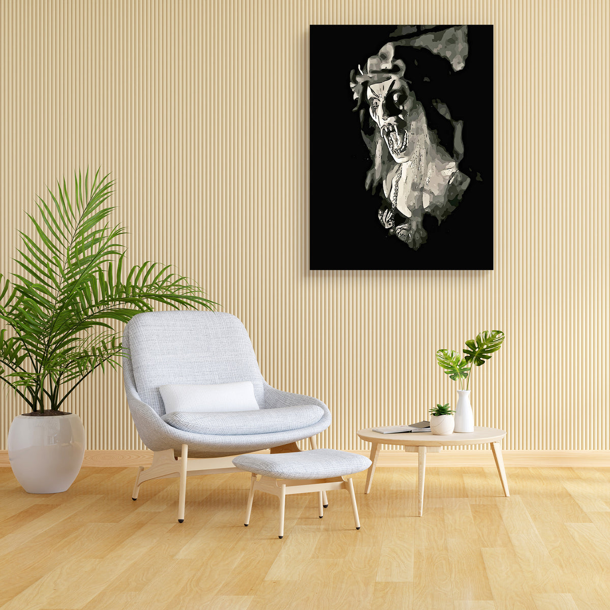 Victorian Vampire Canvas Painting Synthetic Frame – ArtzFolio.com