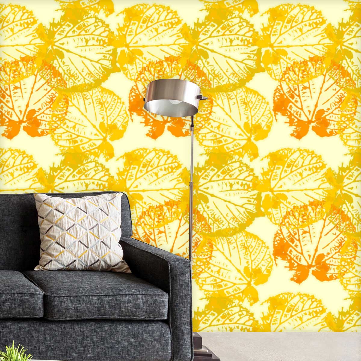 Leaves Wallpaper Roll – ArtzFolio.com