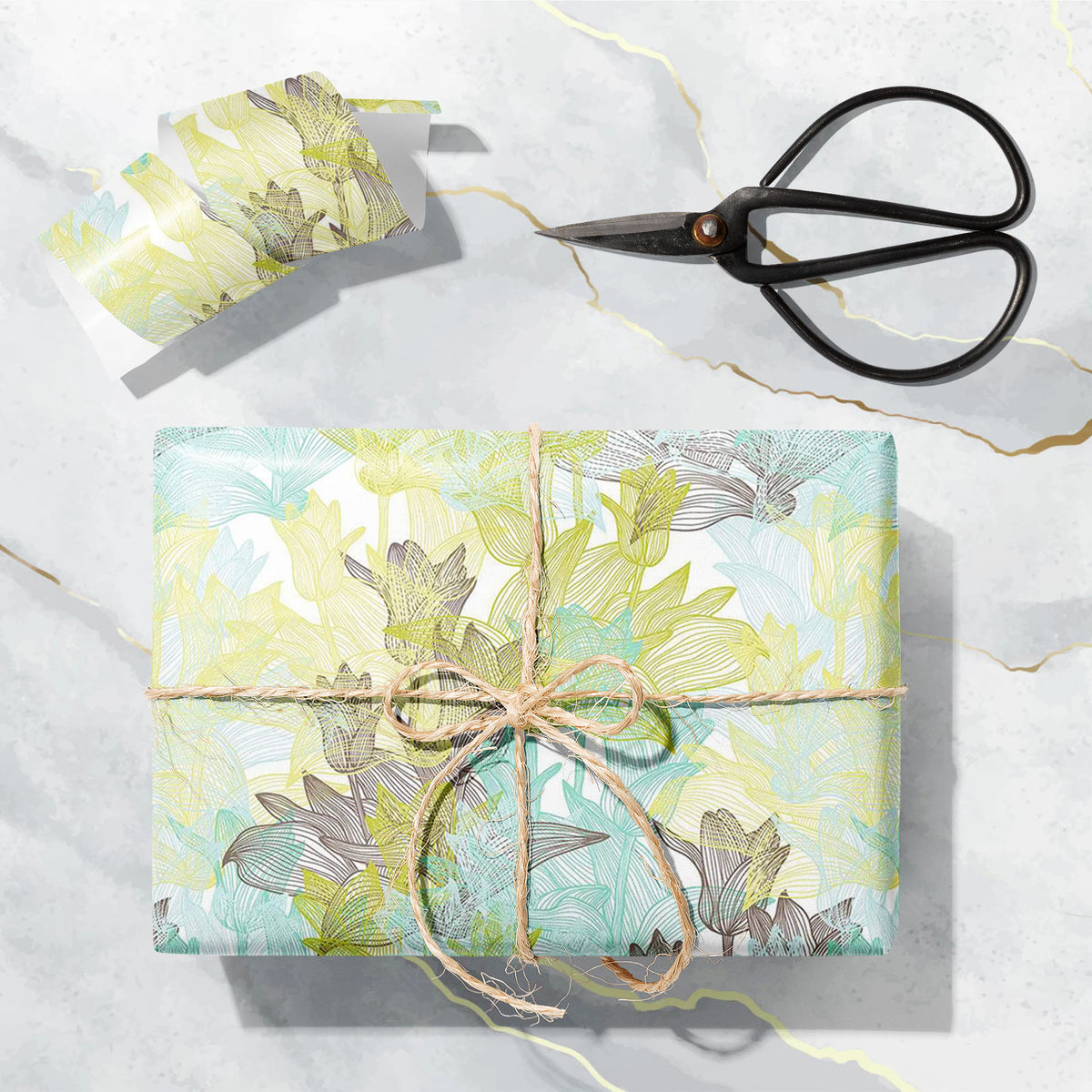 Tulip Flowers D2 Art & Craft Gift Wrapping Paper – ArtzFolio.com
