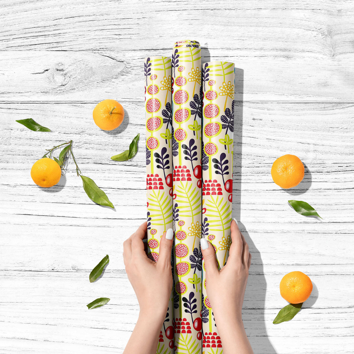 Birds & Flowers D5 Art & Craft Gift Wrapping Paper – ArtzFolio.com