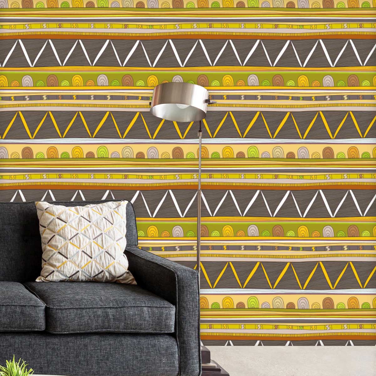 Tribal Art D3 Wallpaper Roll – ArtzFolio.com