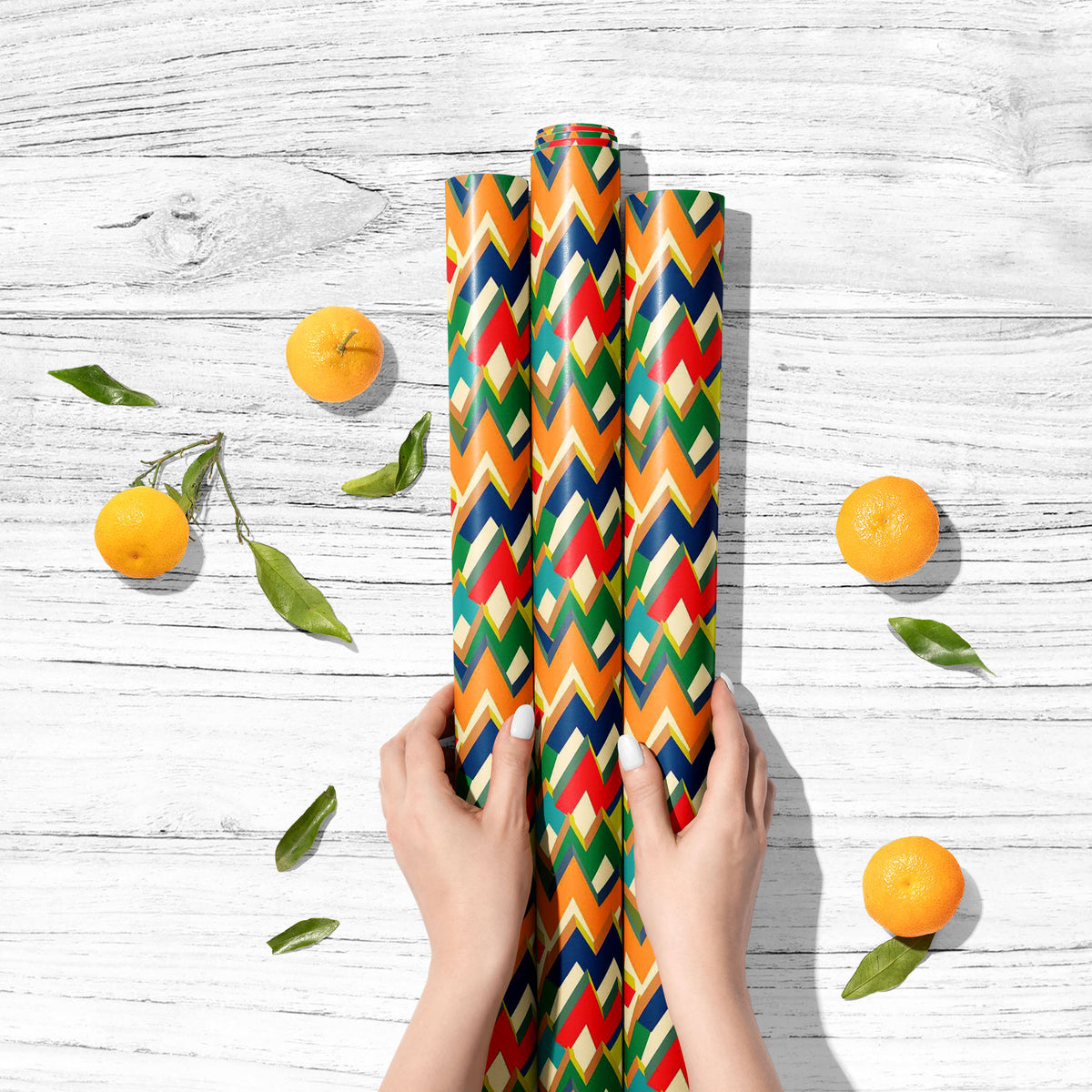Zigzag Art & Craft Gift Wrapping Paper – ArtzFolio.com