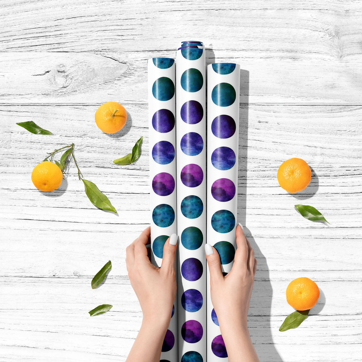 Gradient Circles Art & Craft Gift Wrapping Paper – ArtzFolio.com