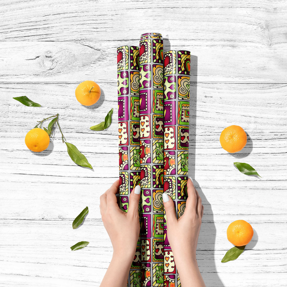 Doodle Drawing Art & Craft Gift Wrapping Paper – ArtzFolio.com
