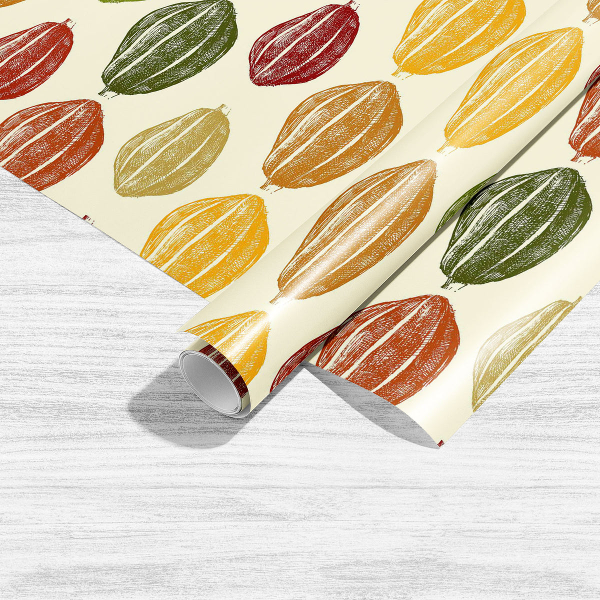 Image of Cocoa Beans Art & Craft Gift Wrapping Paper – ArtzFolio.com
