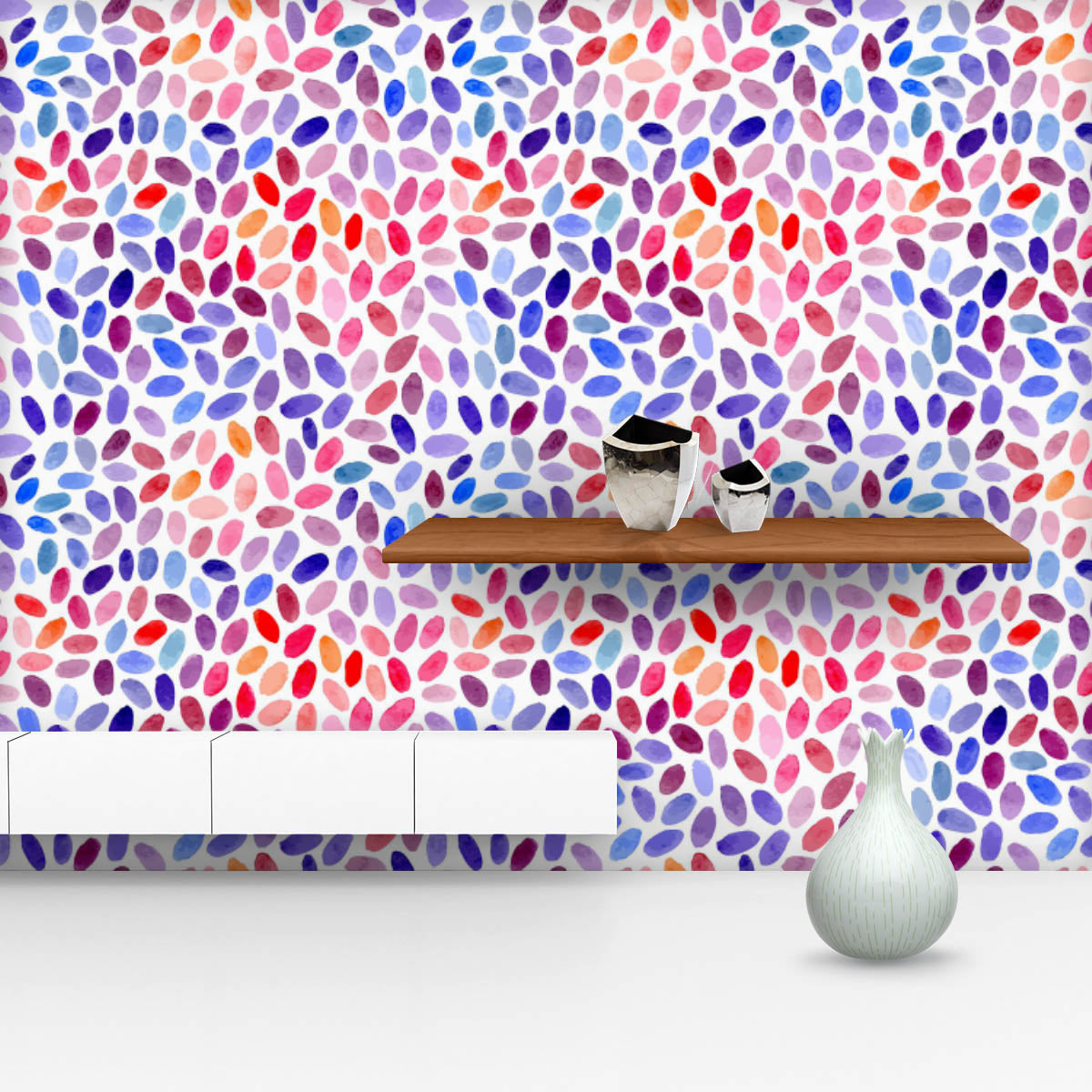 Watercolor Abstract D4 Wallpaper Roll – ArtzFolio.com