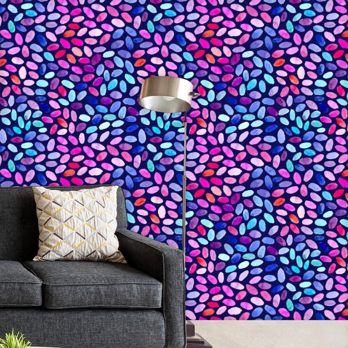 Watercolor Abstract D5 Wallpaper Roll – ArtzFolio.com