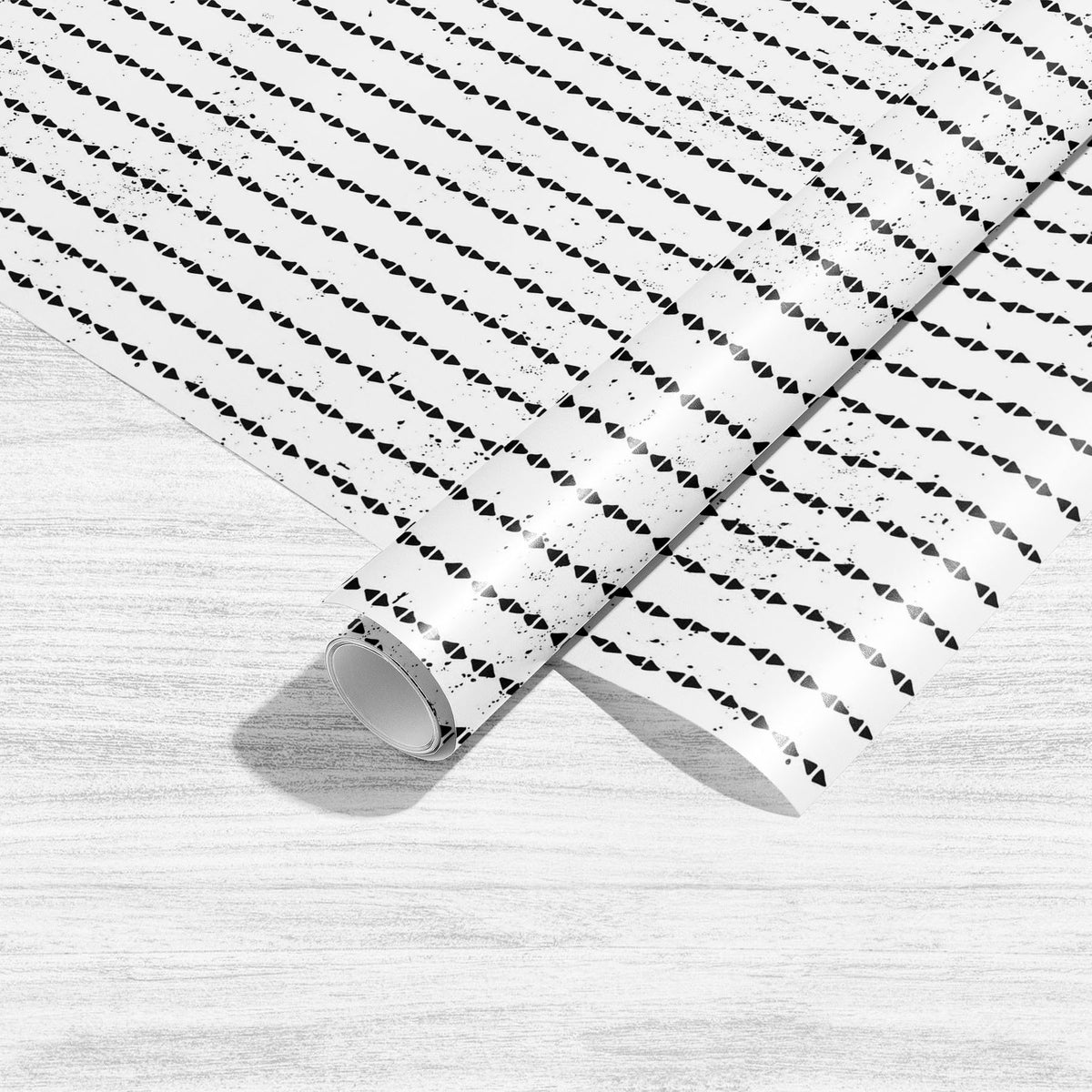 Black And White Abstract D2 Art & Craft Gift Wrapping Paper – ArtzFolio.com