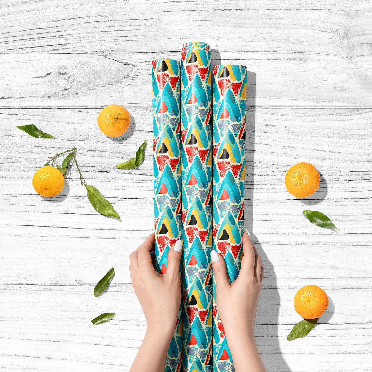 Geometric Grunge Pattern Art & Craft Gift Wrapping Paper – ArtzFolio.com