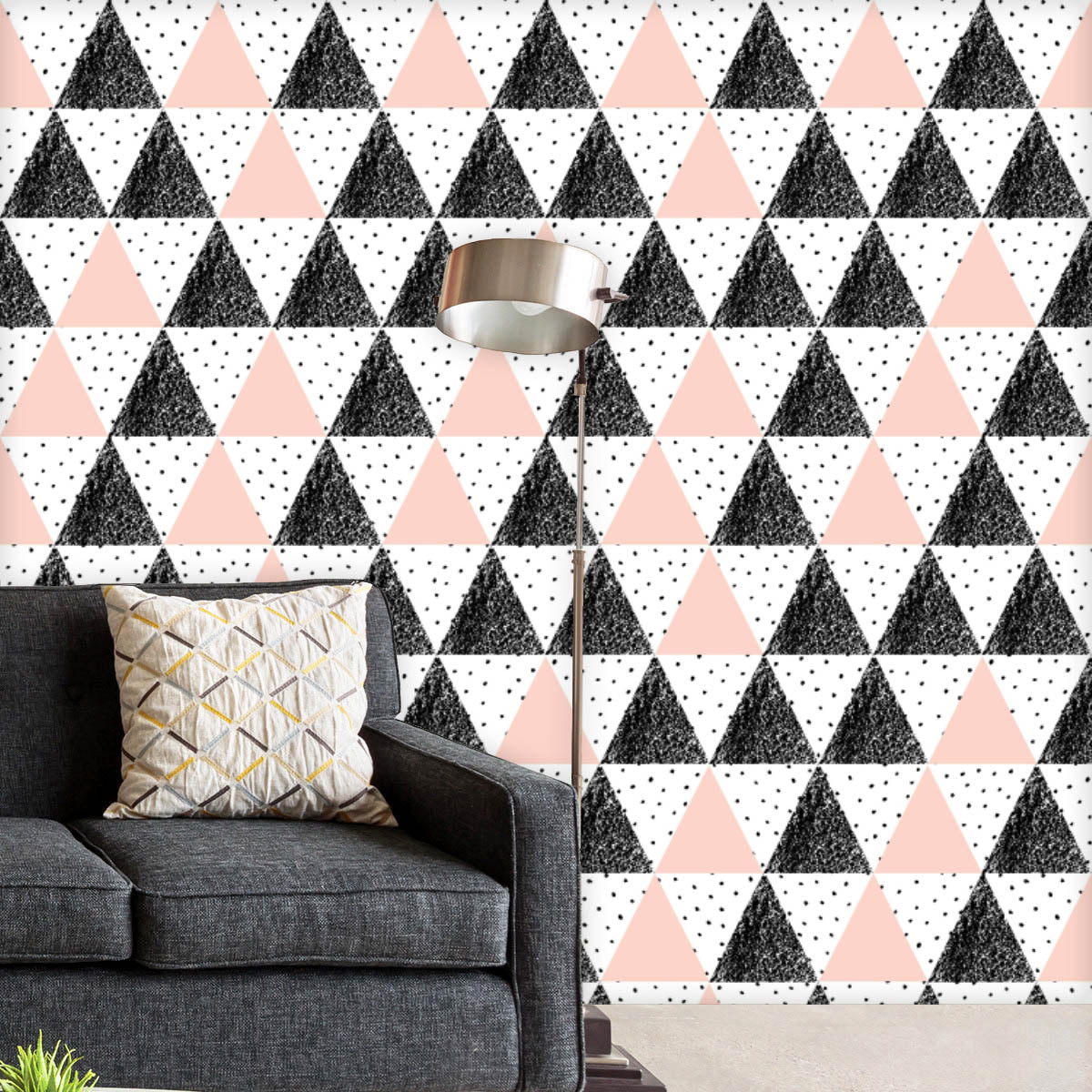 Geometric Elements D12 Wallpaper Roll – ArtzFolio.com