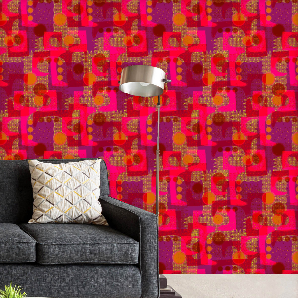 Abstract Art D42 Wallpaper Roll – ArtzFolio.com