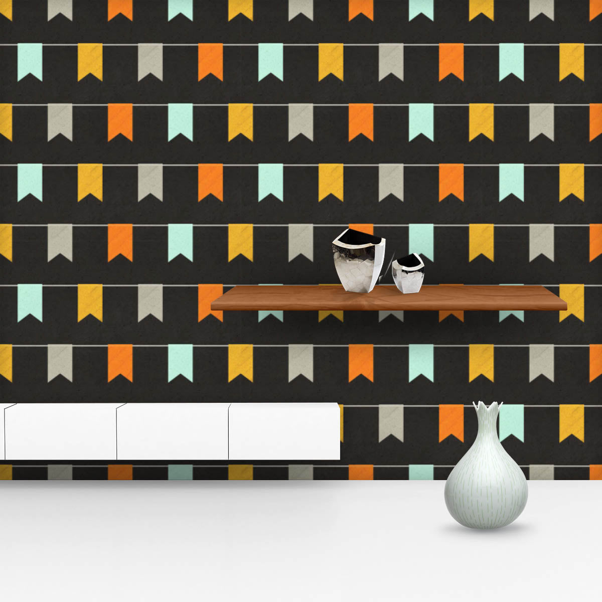Geometric Pattern D17 Wallpaper Roll – ArtzFolio.com