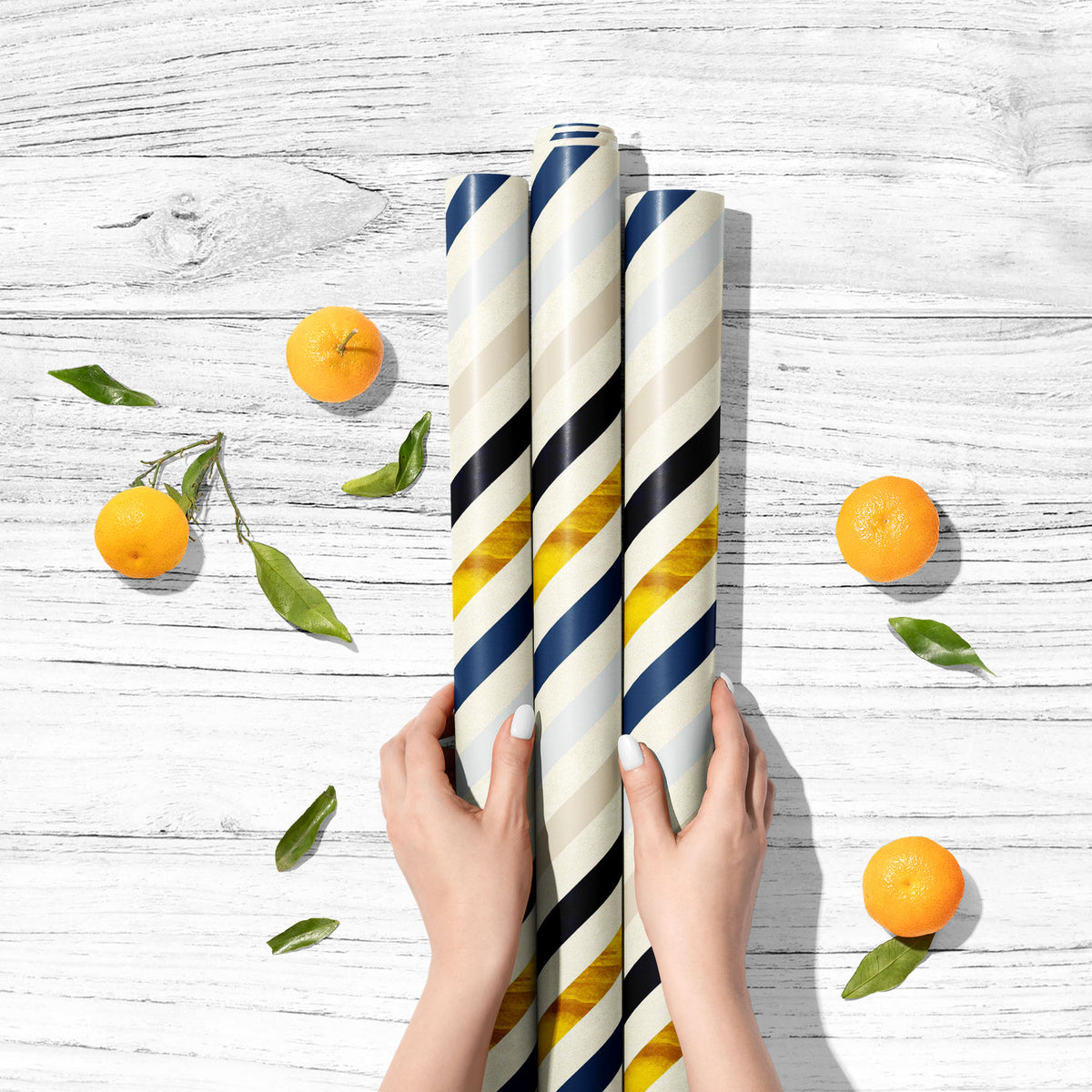 Diagonal Lines Pattern Art & Craft Gift Wrapping Paper – ArtzFolio.com