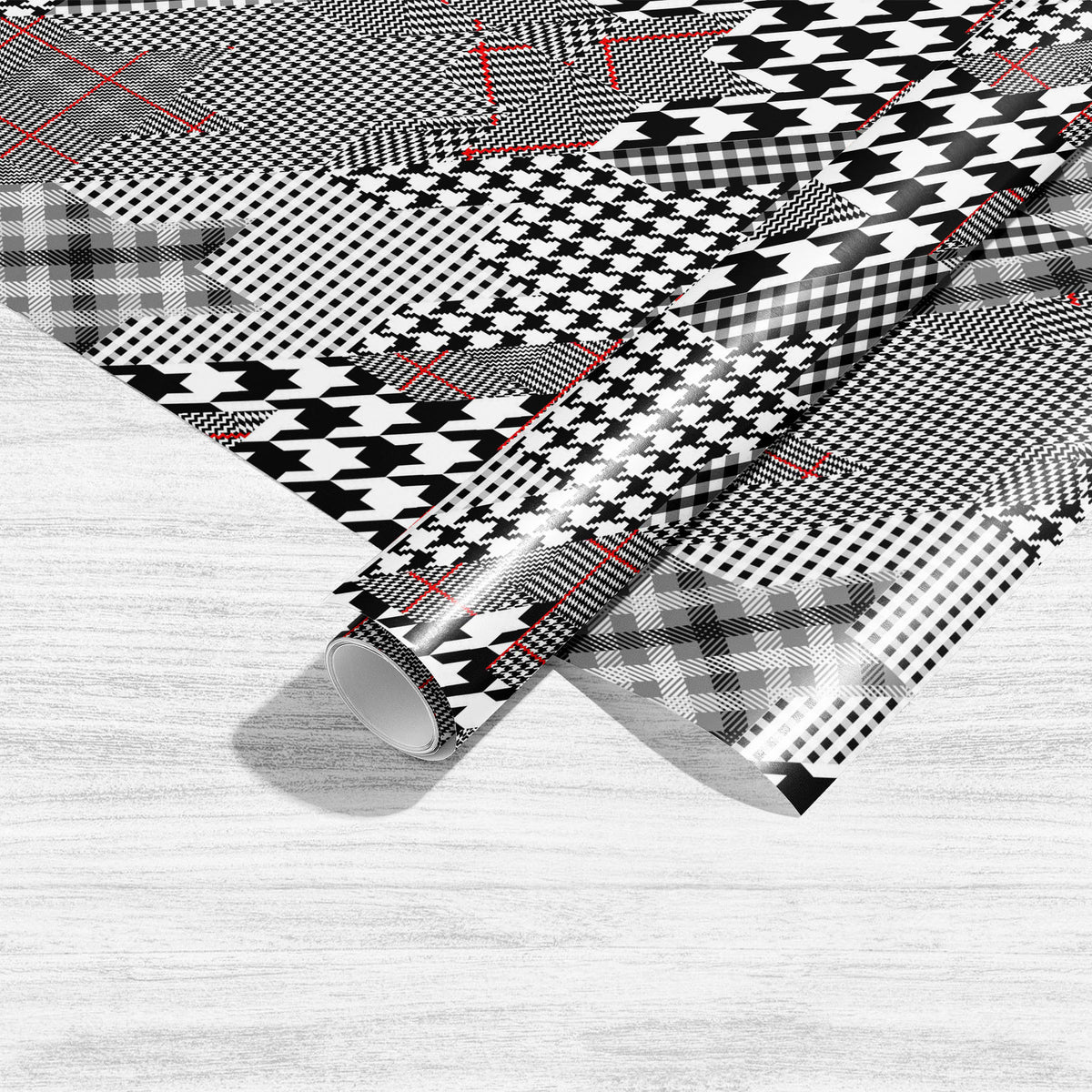 Geometrical Handstooth Art & Craft Gift Wrapping Paper – ArtzFolio.com