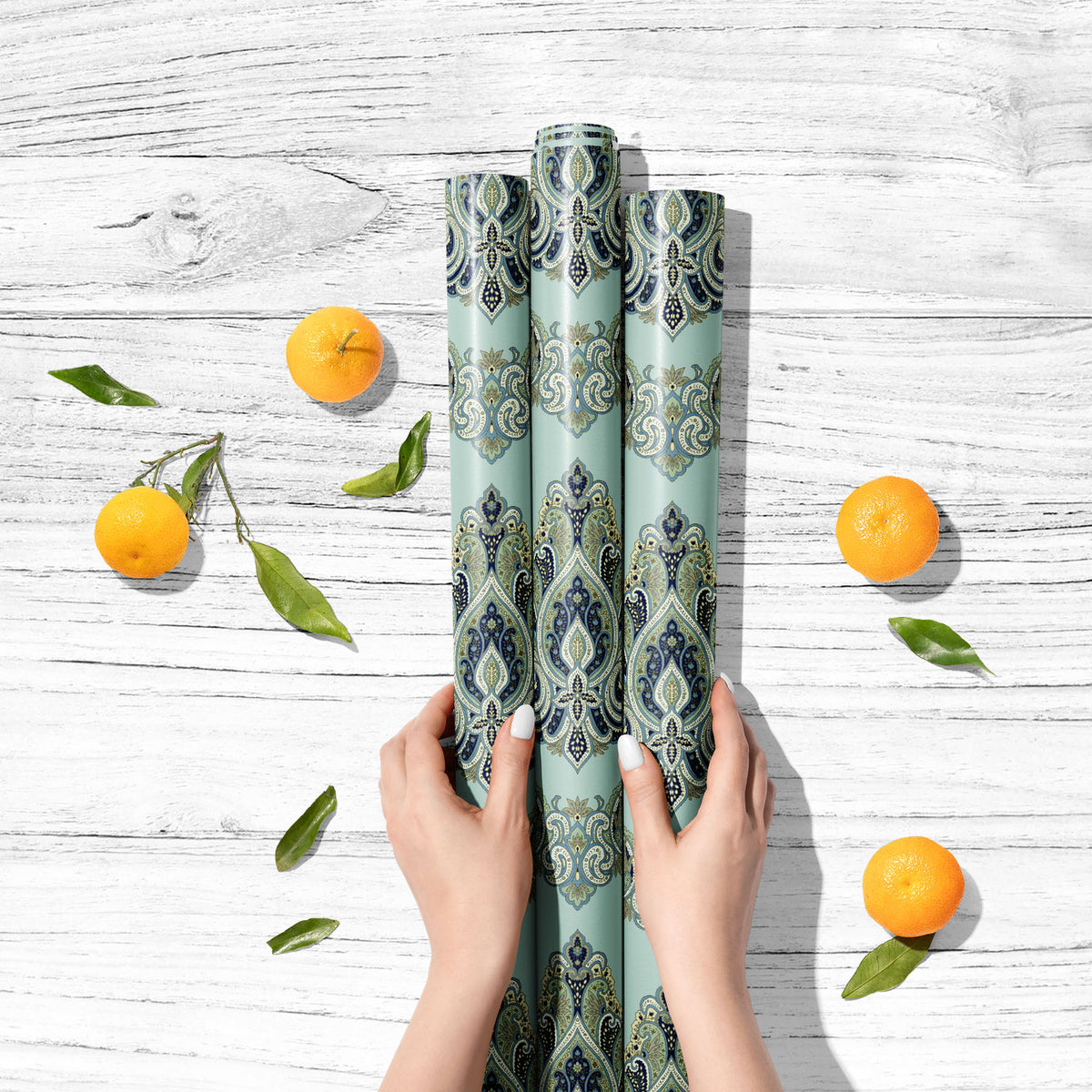 Paisley Style Art & Craft Gift Wrapping Paper – ArtzFolio.com