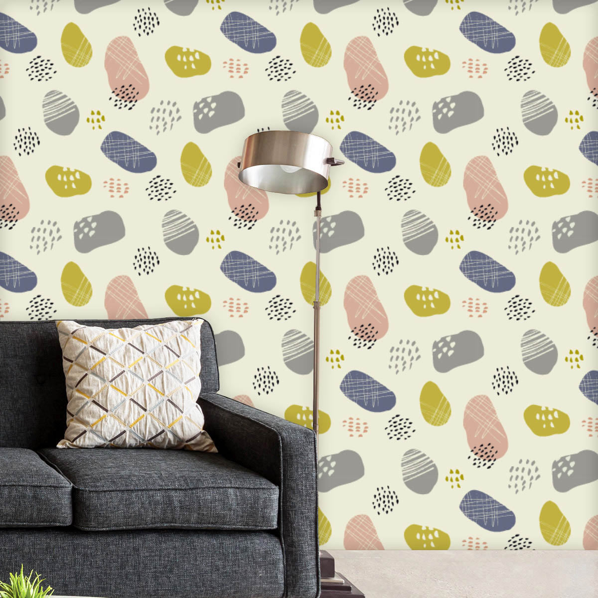 Abstract Pattern D13 Wallpaper Roll – ArtzFolio.com