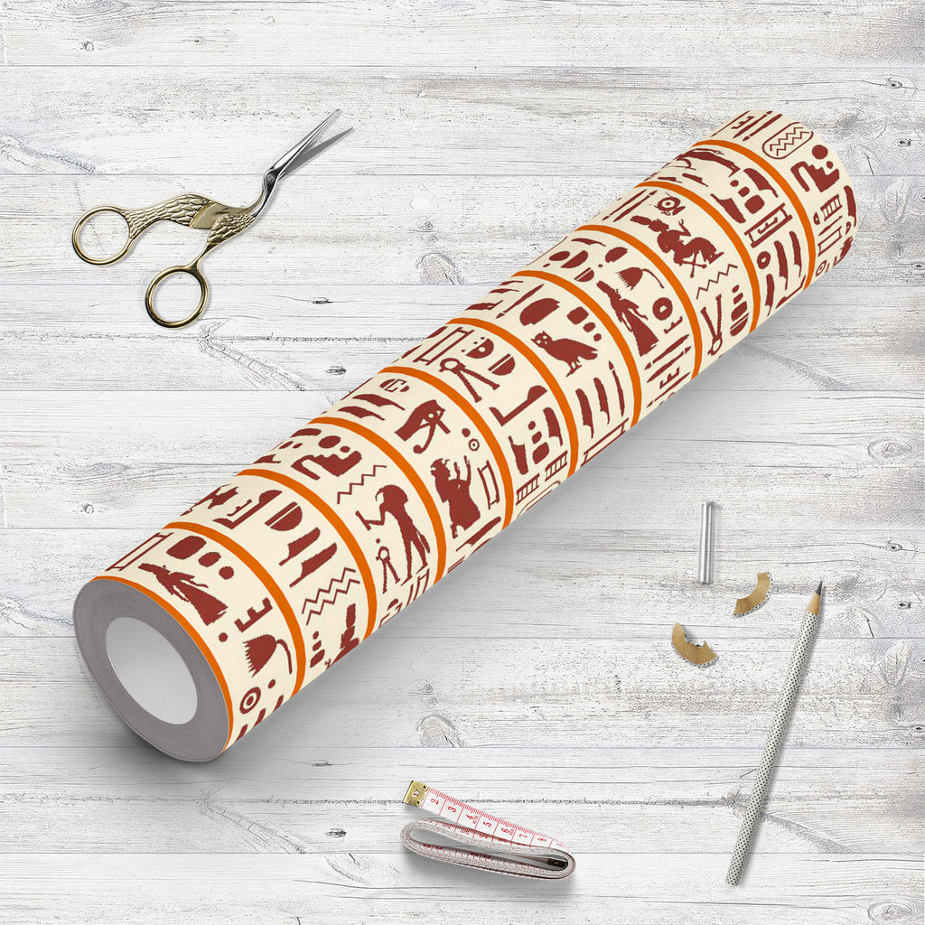 Ancient Egyptian Hieroglyphs and Symbols Wallpaper Roll – ArtzFolio.com
