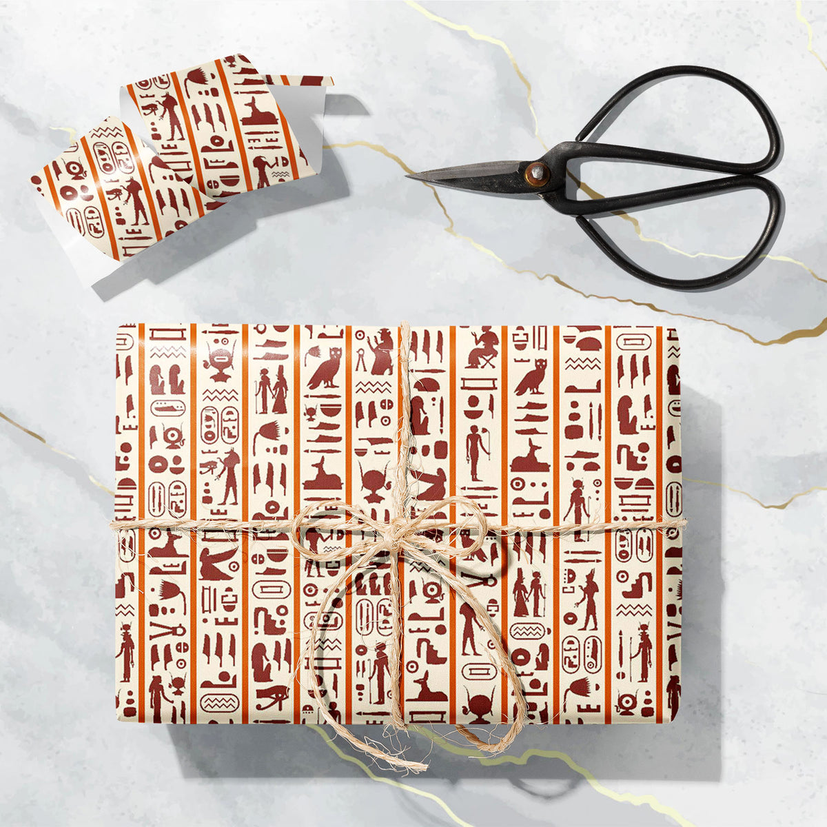 Ancient Egyptian Hieroglyphs and Symbols Art & Craft Gift Wrapping ...