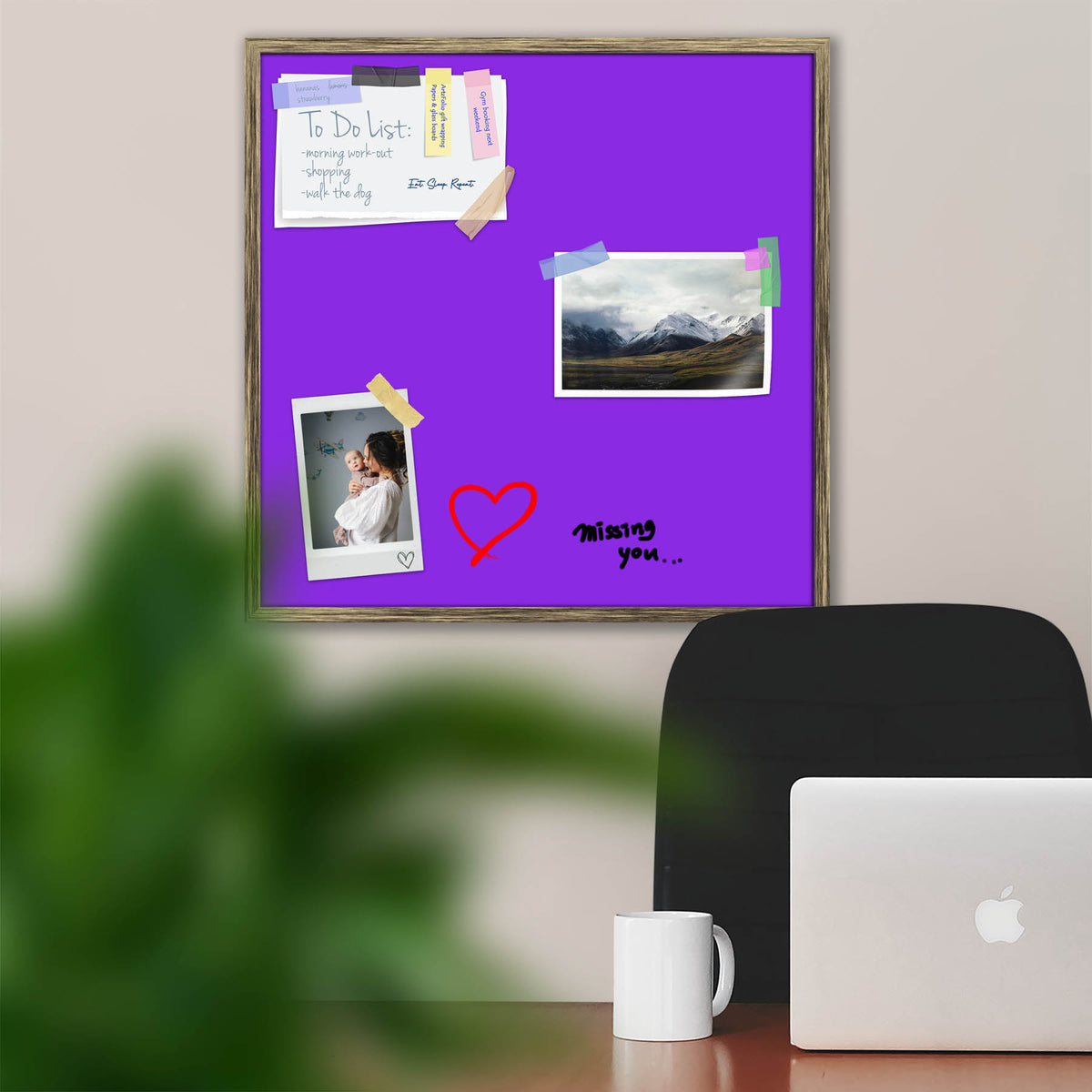 Buy ArtzFolio Magnetic Boards Framed at Best Prices In India | Purples ...