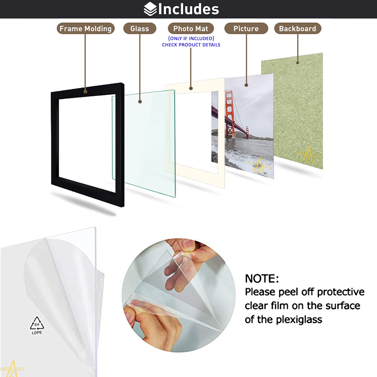 Wall Photo Frame D114 Wall Photo Frame – ArtzFolio.com
