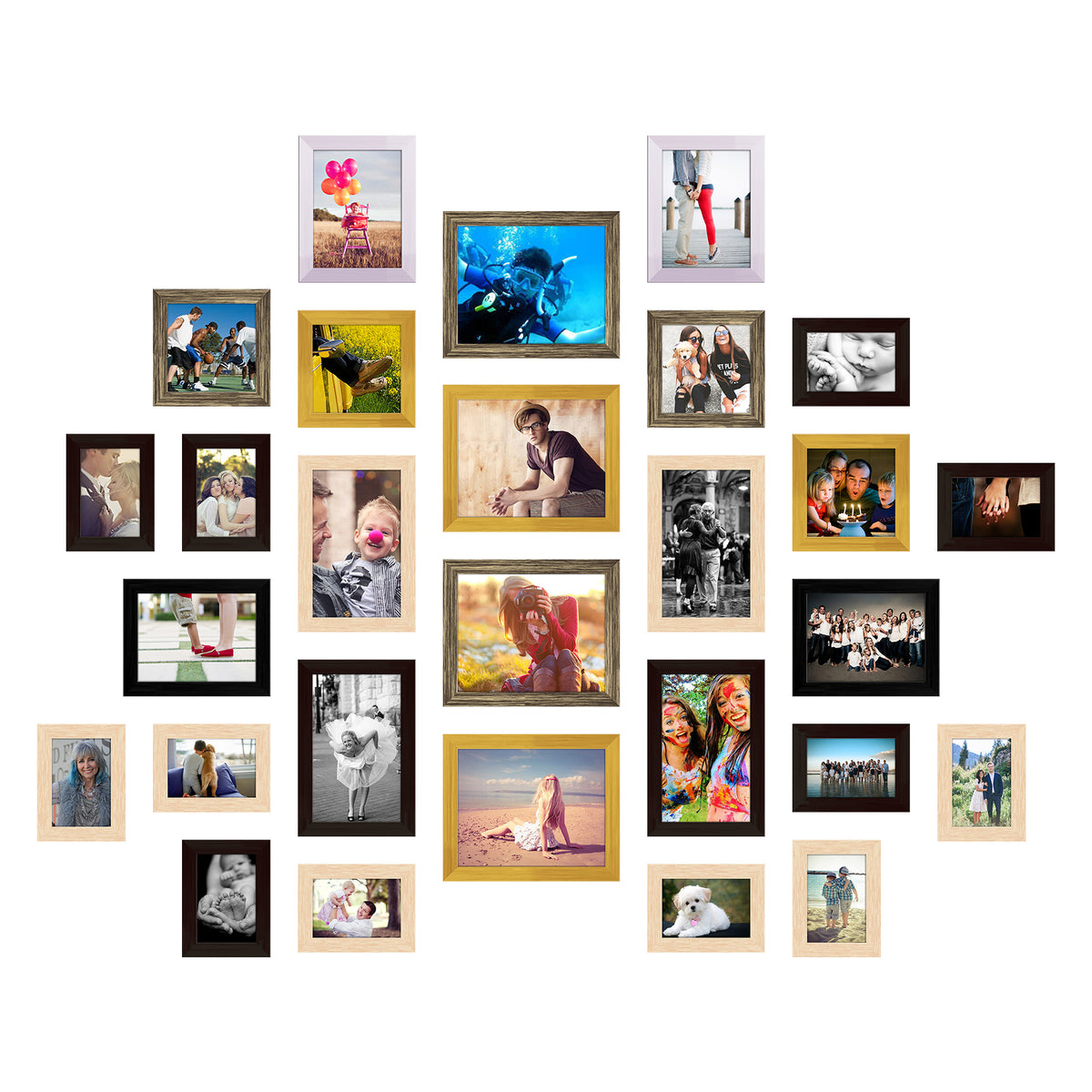 Wall Photo Frame D378 Wall Photo Frame – ArtzFolio.com