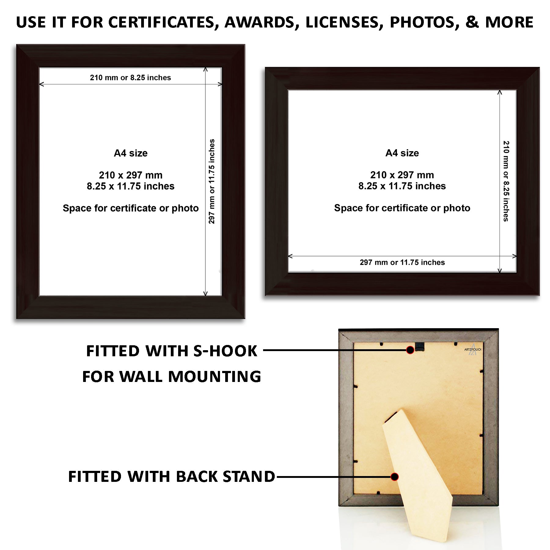 Buy ArtzFolio Photo Frames at Best Prices In India | Frame for Certifi ...