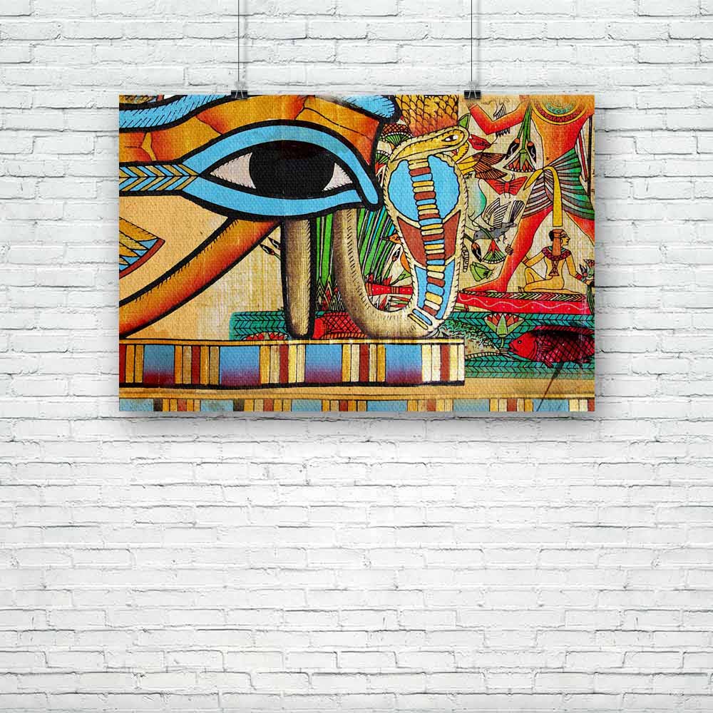 Egyptian Abstraction Unframed Paper Poster – ArtzFolio.com