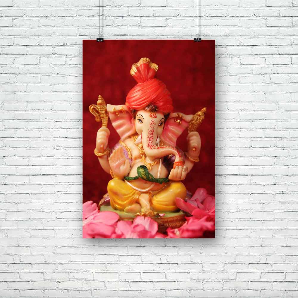 Lord Ganesh D2 Unframed Paper Poster – ArtzFolio.com