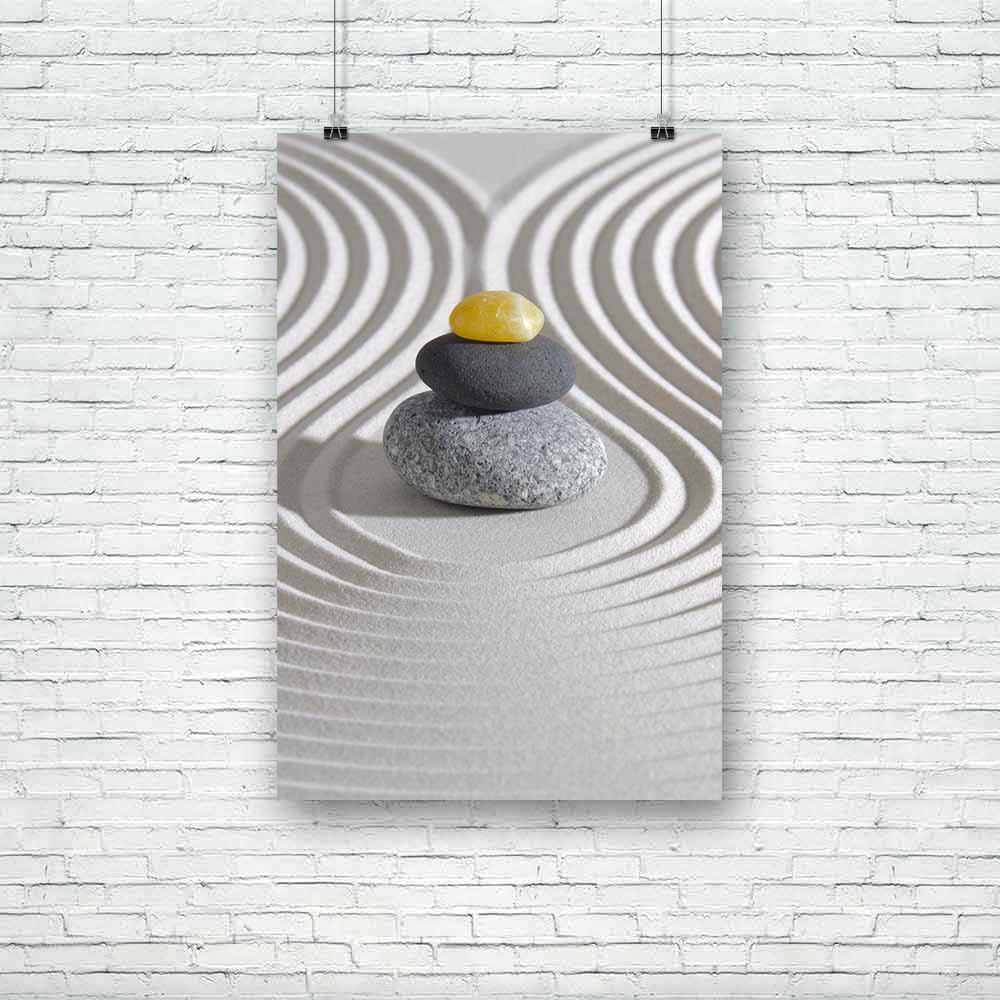 Japanese Zen Garden D2 Unframed Paper Poster – ArtzFolio.com