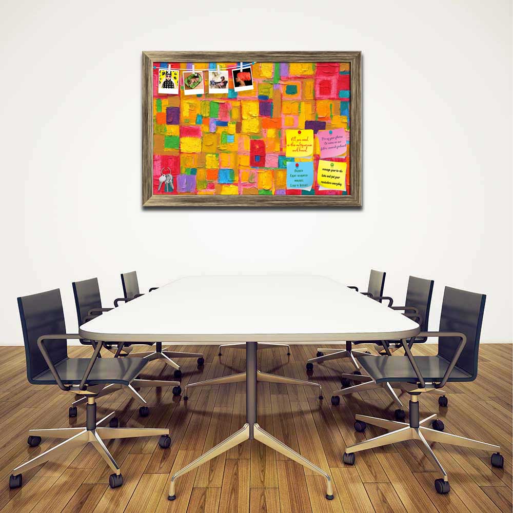 ArtzFolio Abstract Artwork D81 Printed Bulletin Board Notice Pin Board ...