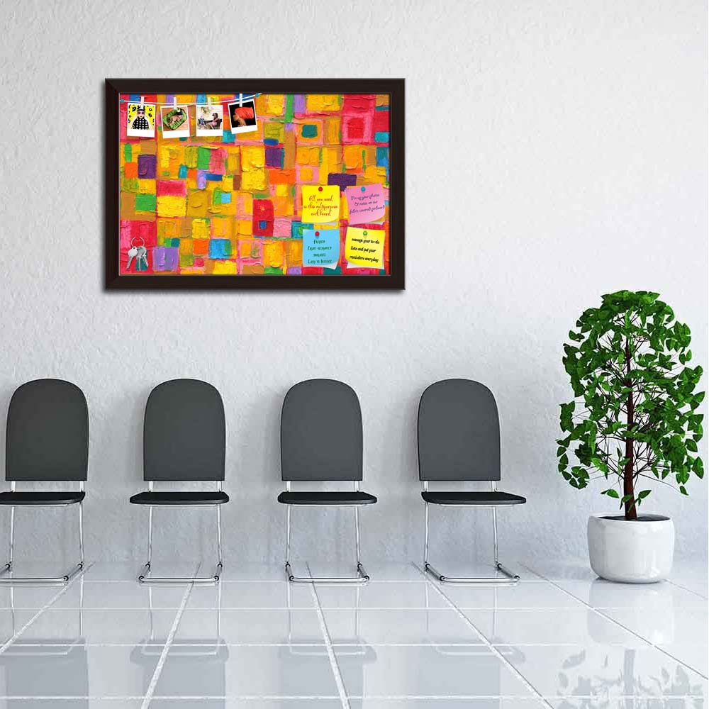 ArtzFolio Abstract Artwork D81 Printed Bulletin Board Notice Pin Board ...