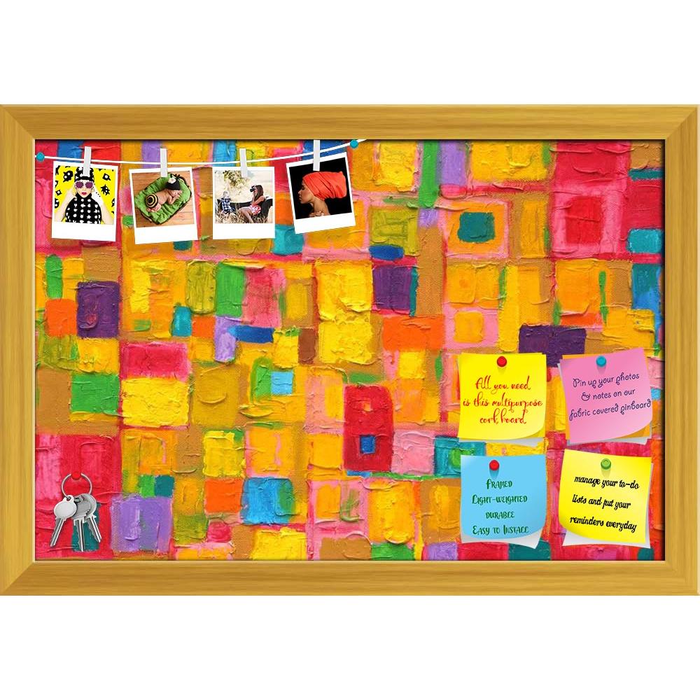 ArtzFolio Abstract Artwork D81 Printed Bulletin Board Notice Pin Board ...