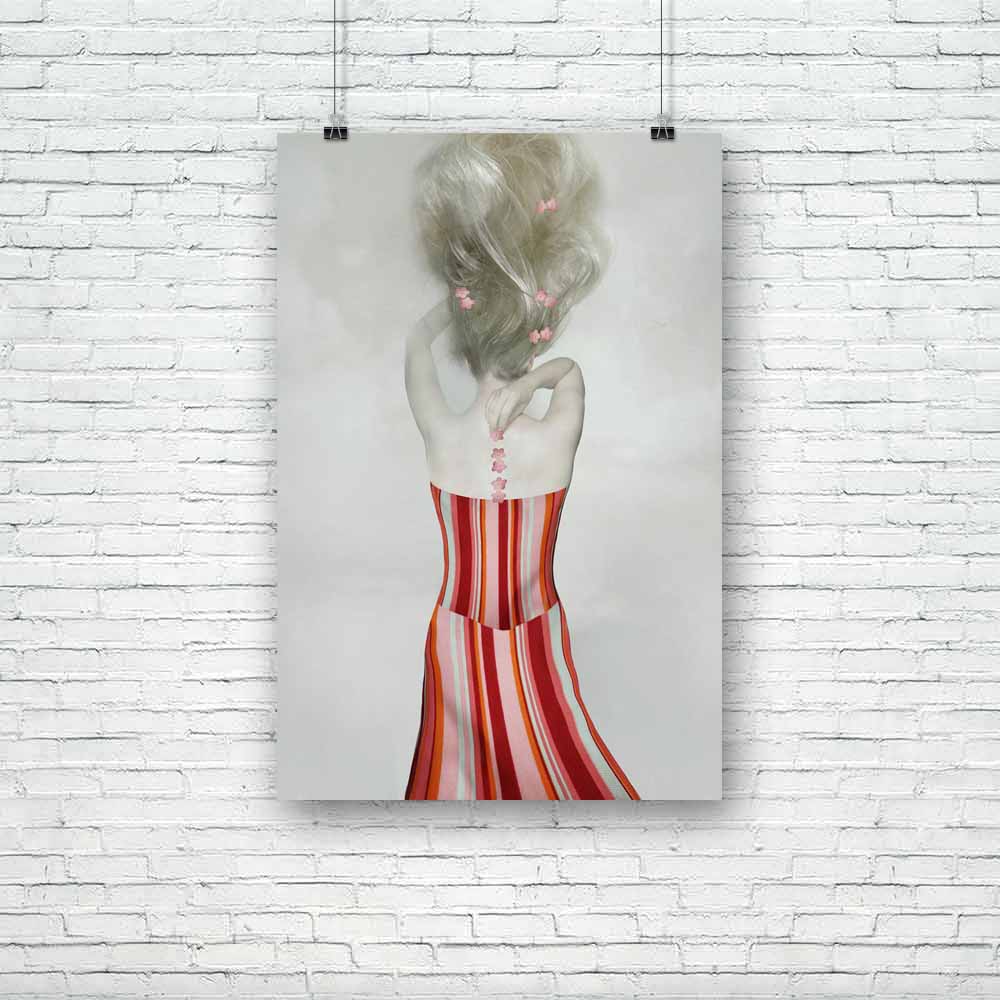 Female Model D4 Unframed Paper Poster – ArtzFolio.com