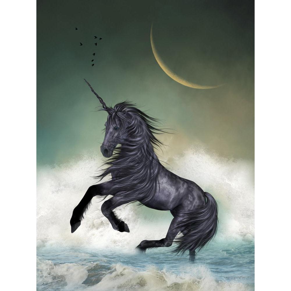 how to draw unicorn on canvas