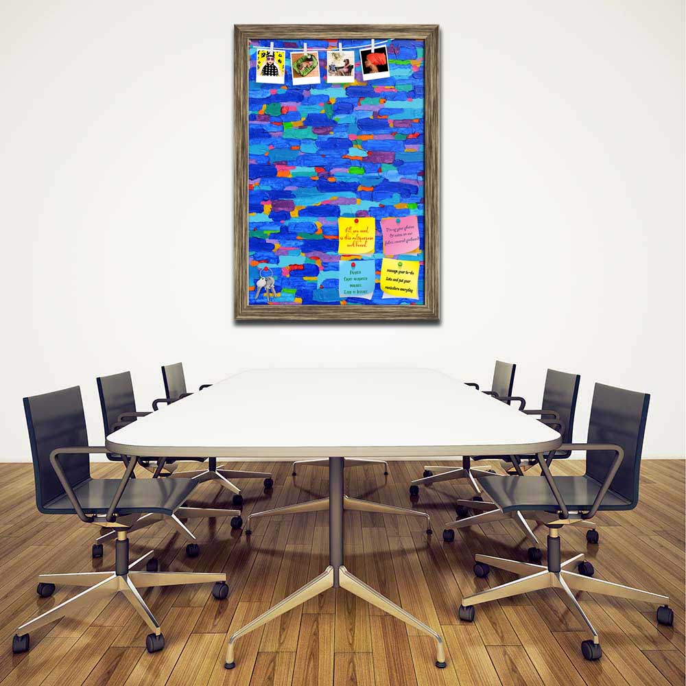 ArtzFolio Abstract Artwork D198 Printed Bulletin Board Notice Pin Board ...