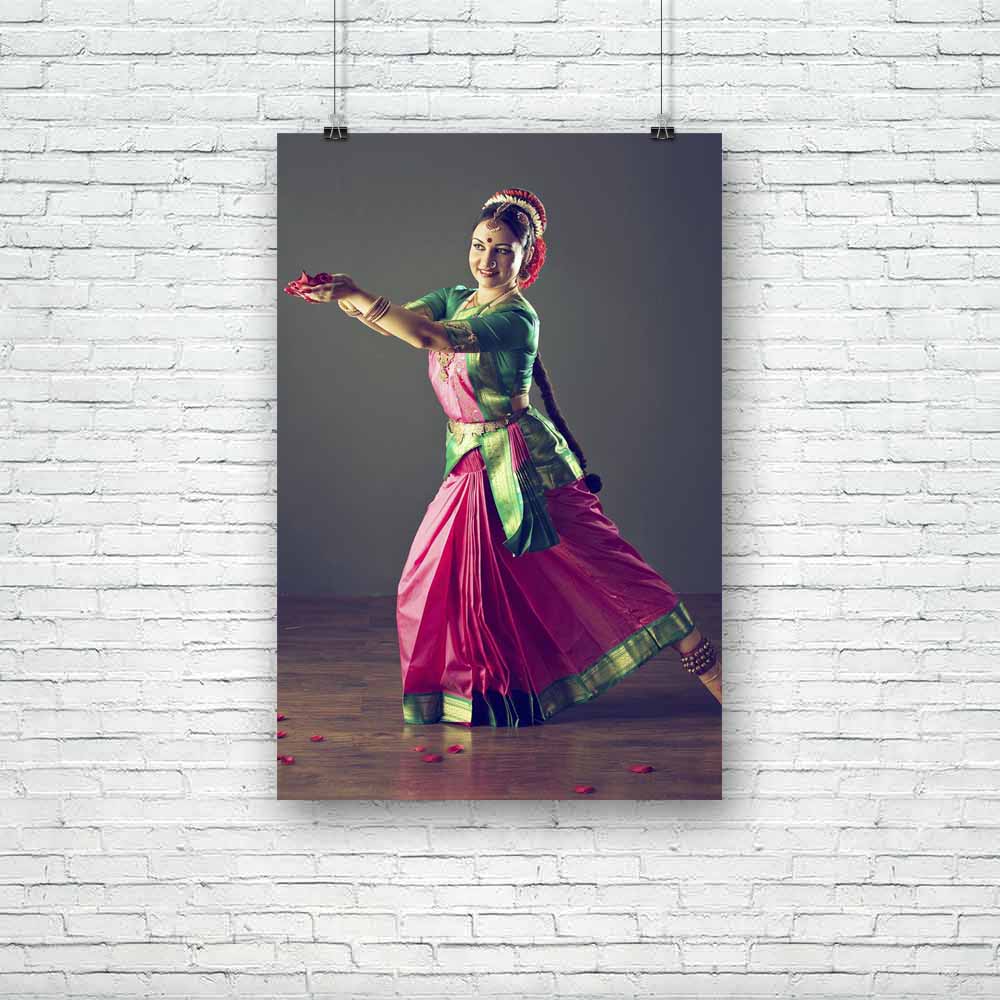Indian Classical Dance D3 Unframed Paper Poster – ArtzFolio.com