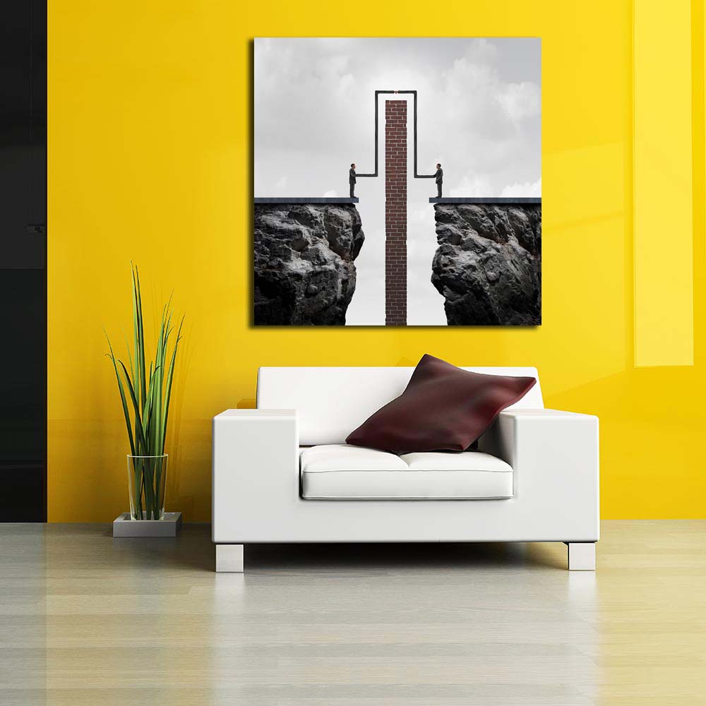Making A Deal Overcoming Obstacles To An Agreement Canvas Painting ...