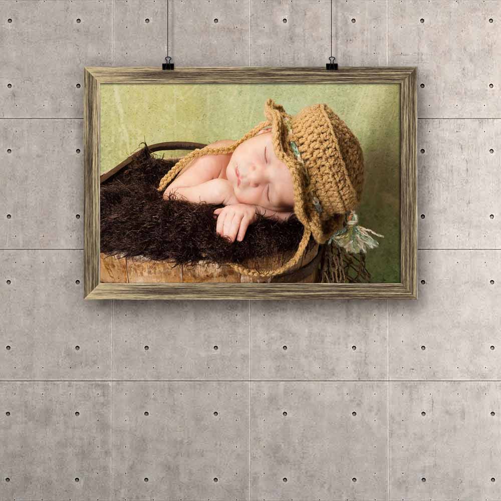 ArtzFolio Newborn Baby Boy D1 Canvas Painting Synthetic Frame ...