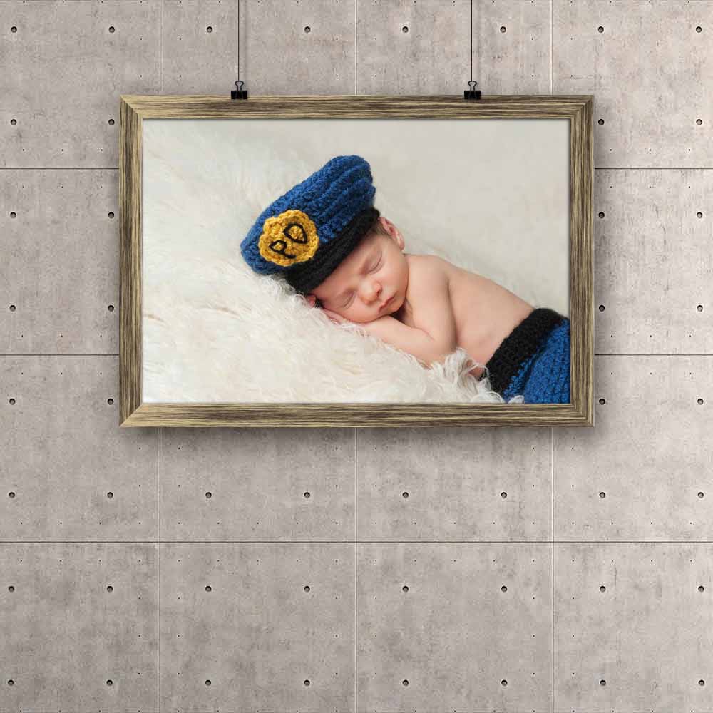 ArtzFolio Portrait of Sleeping Newborn Baby Boy Canvas Painting ...