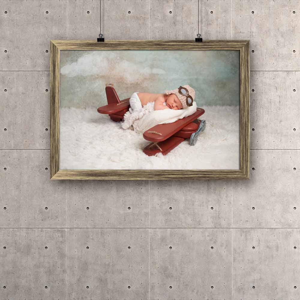 ArtzFolio Portrait of a Newborn Baby Boy D7 Canvas Painting – ArtzFolio.com