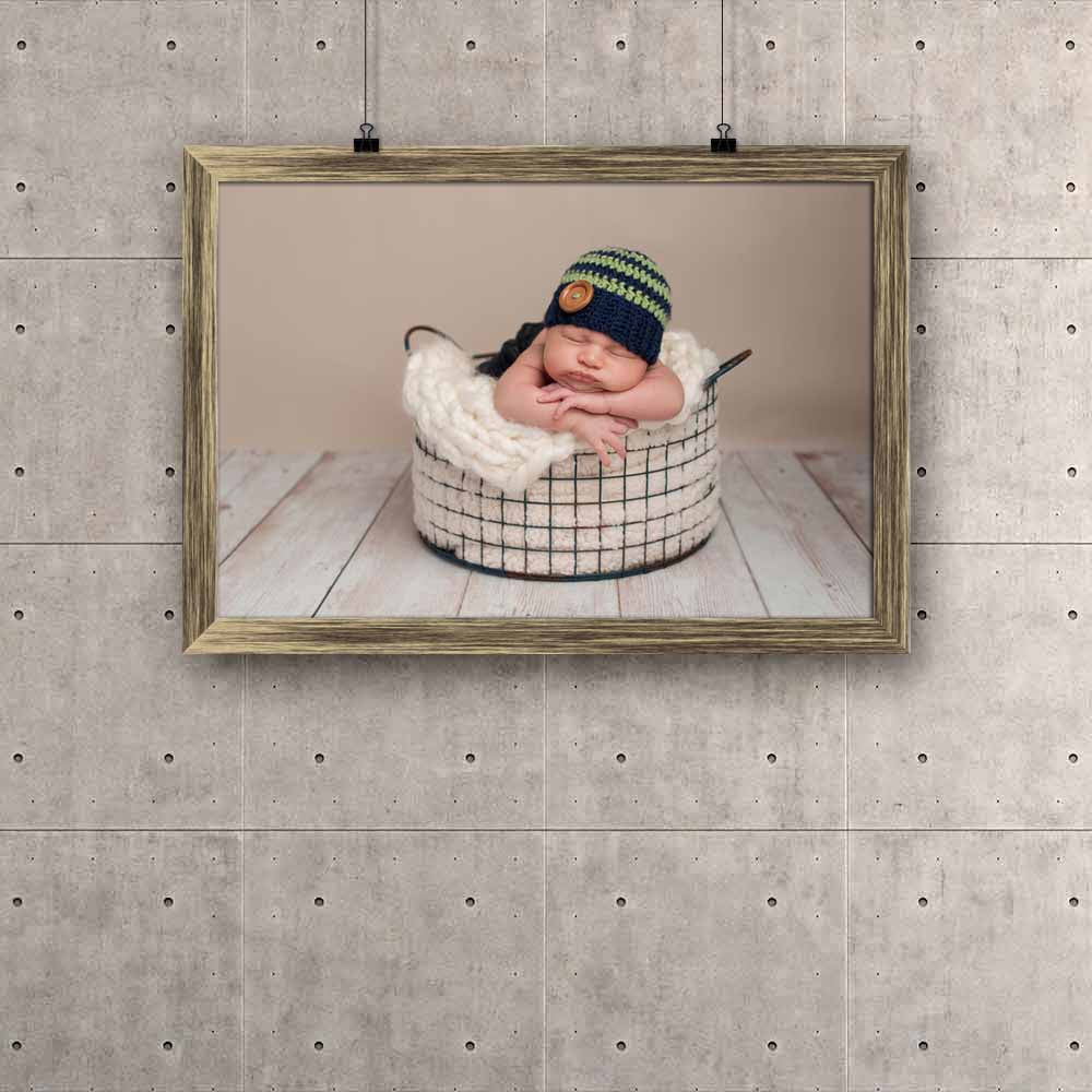 ArtzFolio Portrait of a Newborn Baby Boy D10 Canvas Painting Synthetic ...