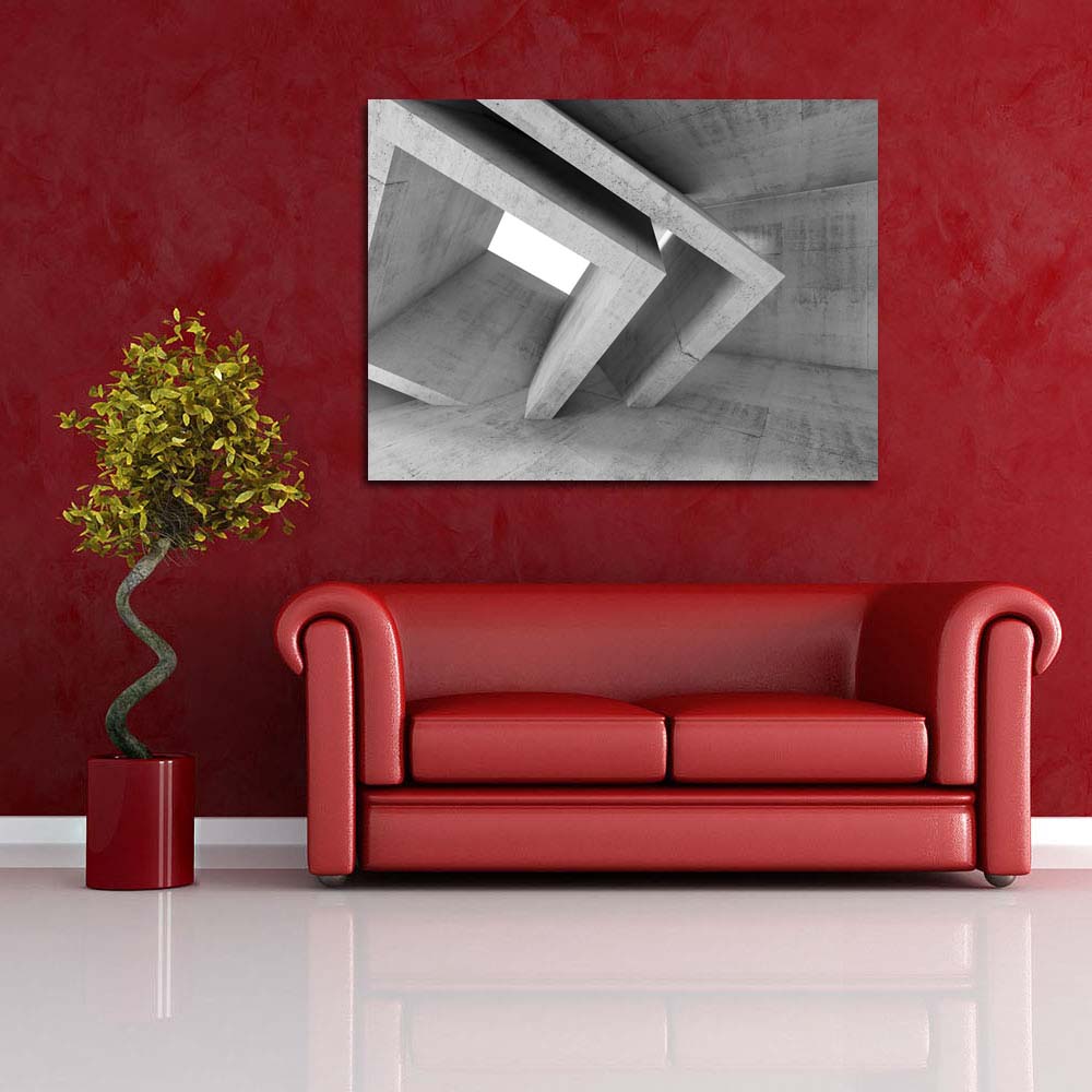 ArtzFolio Abstract Chaotic Cubic Structures D5 Canvas Painting ...
