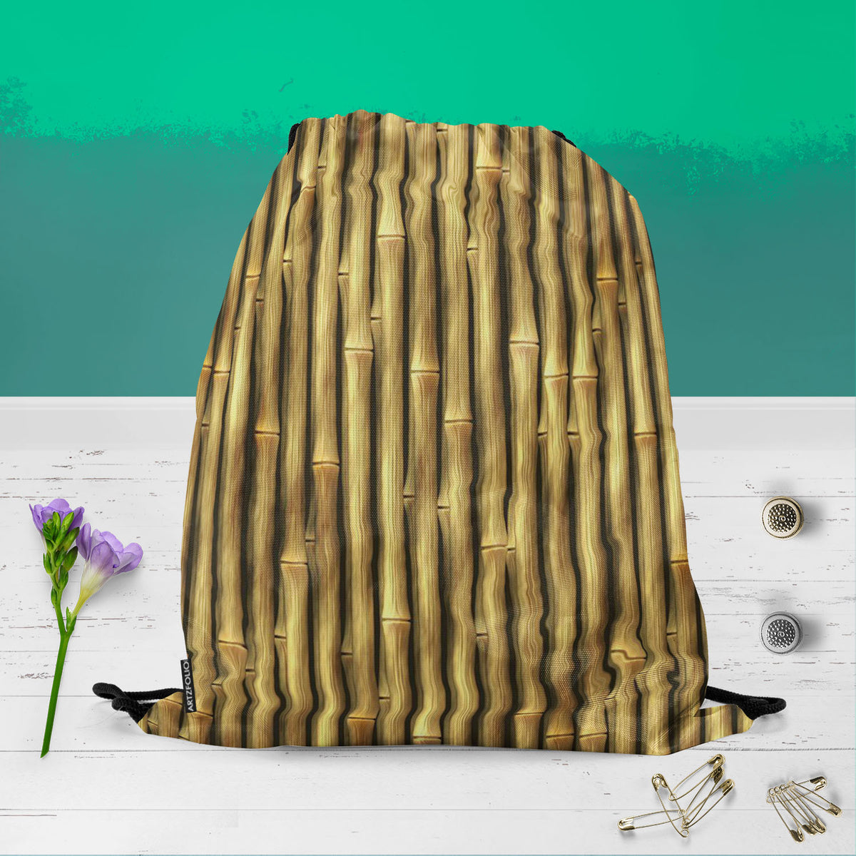 Bamboo Art Backpack for Students | College & Travel Bag – ArtzFolio.com