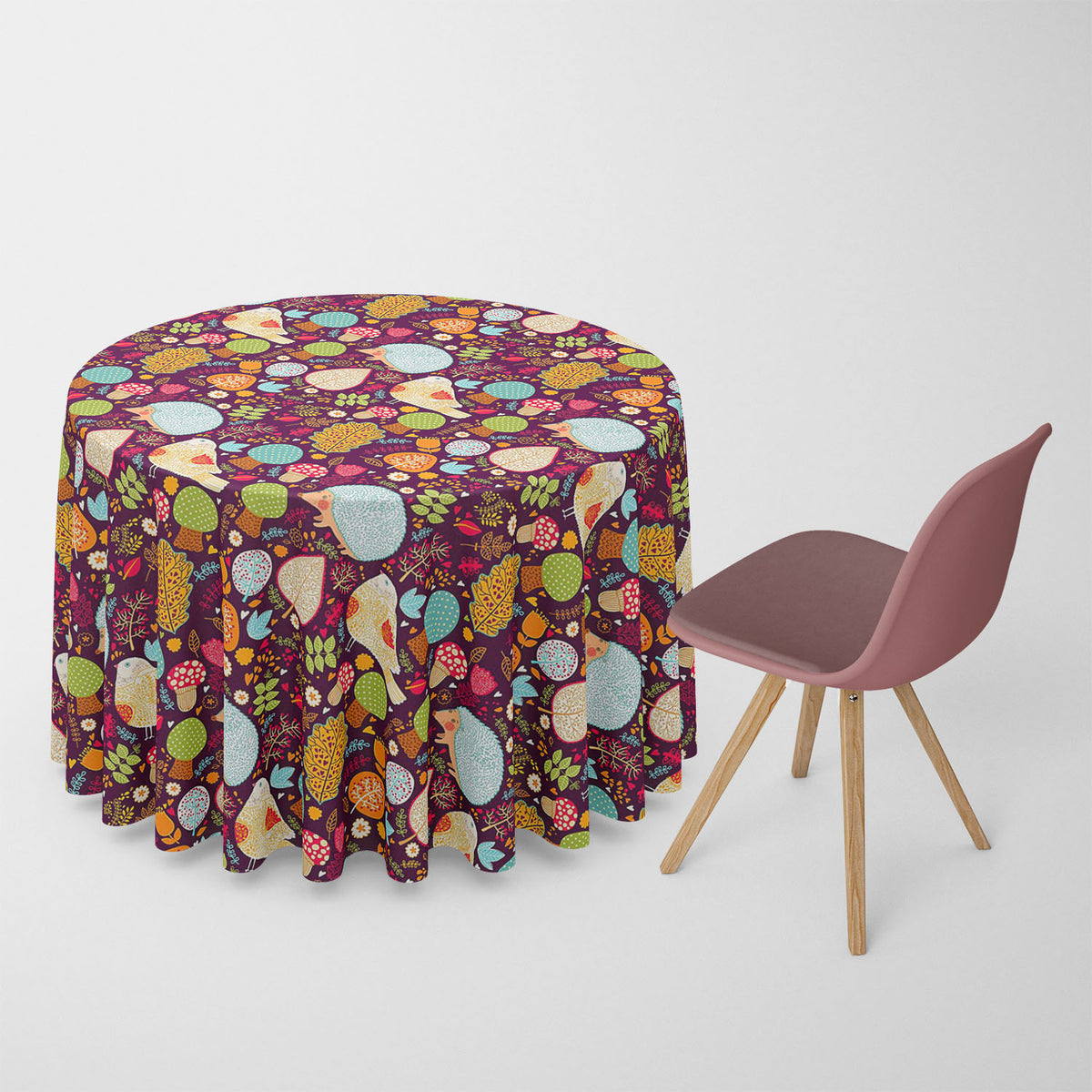 Crew Cut Leaves Table Cloth Cover – ArtzFolio.com