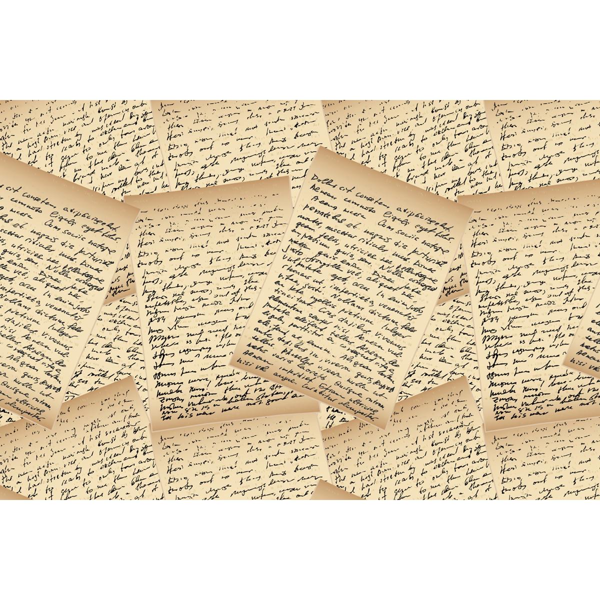 ArtzFolio Vintage Handwriting Letter Art & Craft Gift Wrapping Paper ...