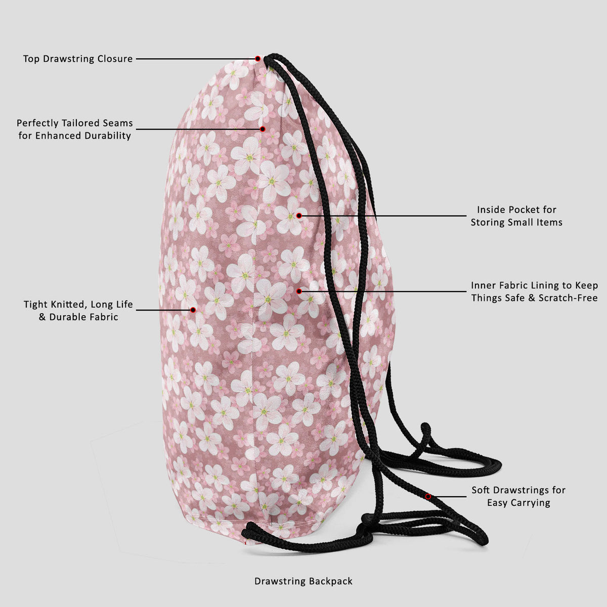 Cherry Blossoms Backpack for Students | College & Travel Bag ...